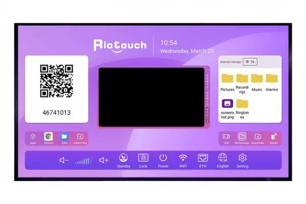 Màn hình hiển thị Rio Touch LTS65