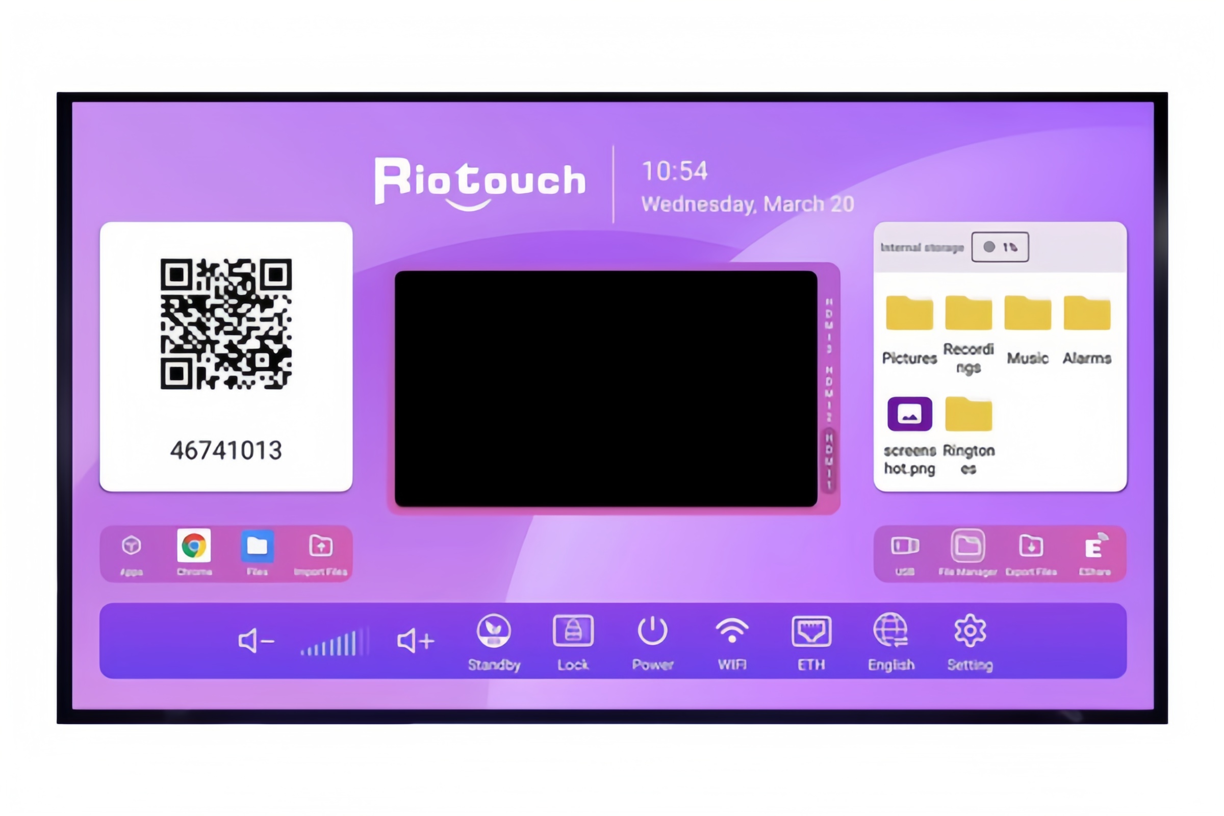 Màn hình hiển thị Rio Touch LTS65